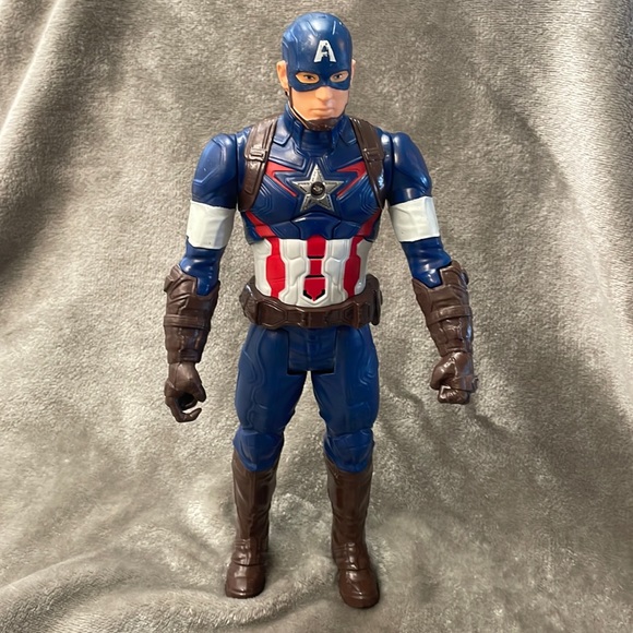 Marvel | Toys | 25 Hasbro 12 Inch Articulated Talking Marvel Captain ...